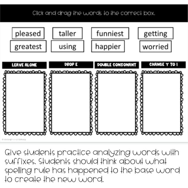 What Are Suffixes? And how can I teach them? - Skating Through Literacy